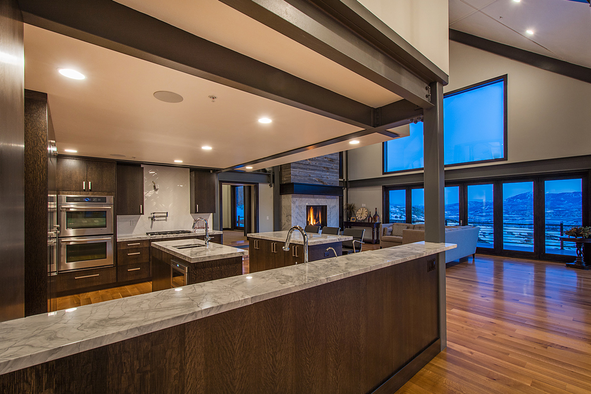 Metal Building Modern Kitchen