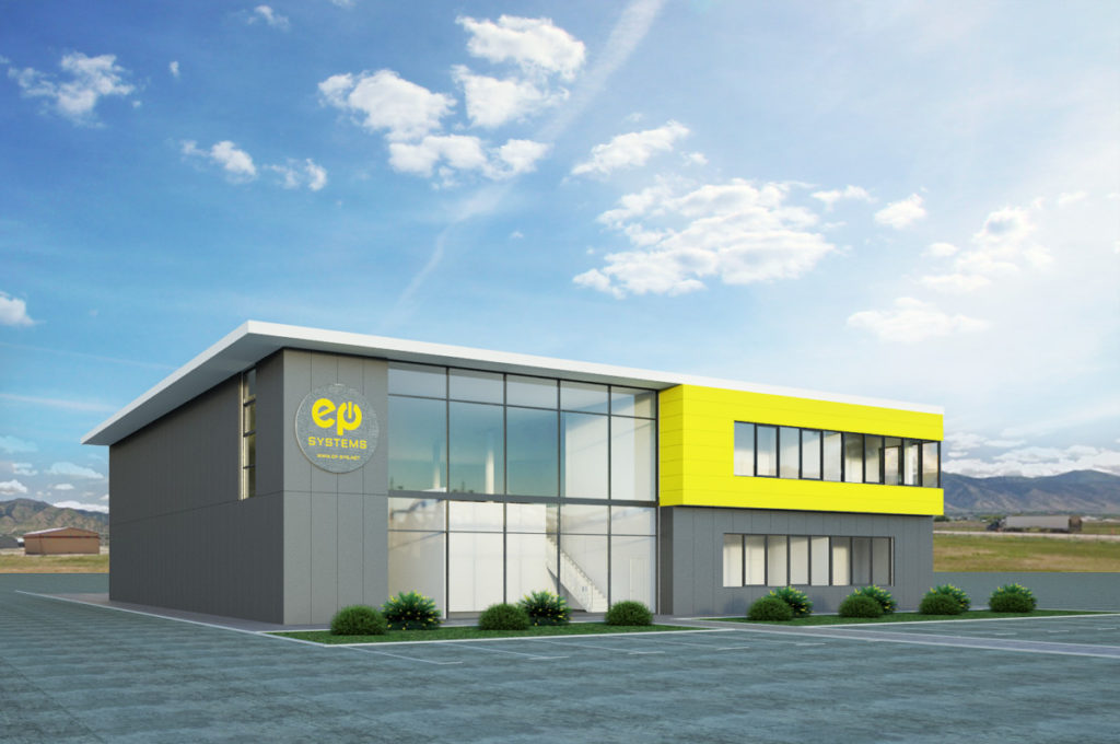 Prefabricated Office Building with Glass Walls | EcoSteel