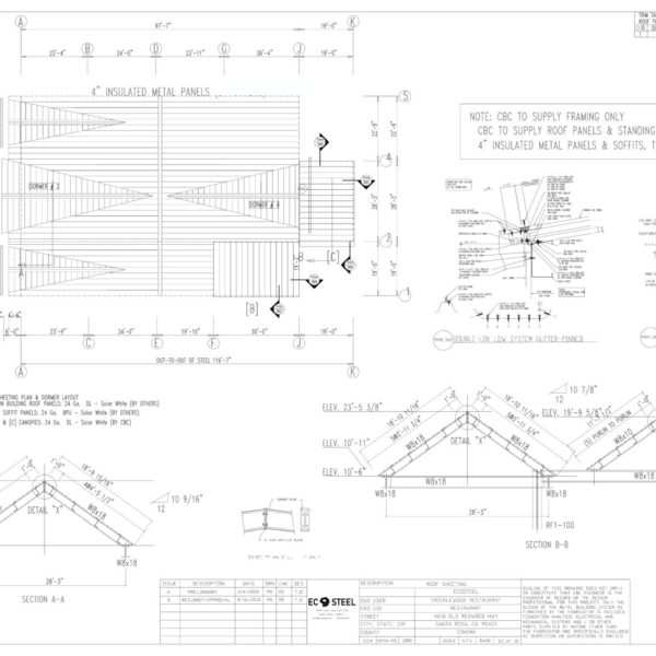 Sonoma Restaurant- Brewery - EcoSteel - Iconic Steel Building Systems ...