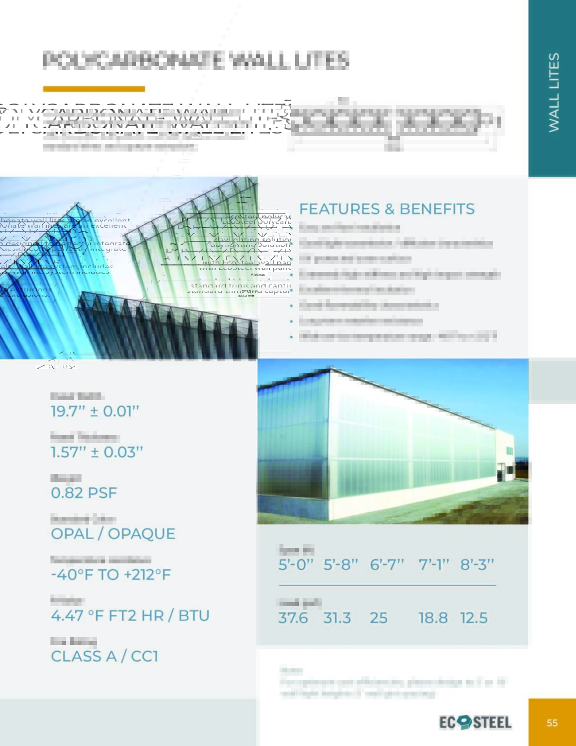 PRE-FINISHED AND INSULATED PANELS - EcoSteel - Iconic Steel Building ...