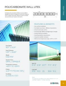 PRE-FINISHED AND INSULATED PANELS - EcoSteel - Iconic Steel Building ...