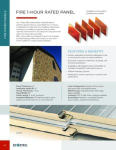 PRE-FINISHED AND INSULATED PANELS - EcoSteel - Iconic Steel Building ...