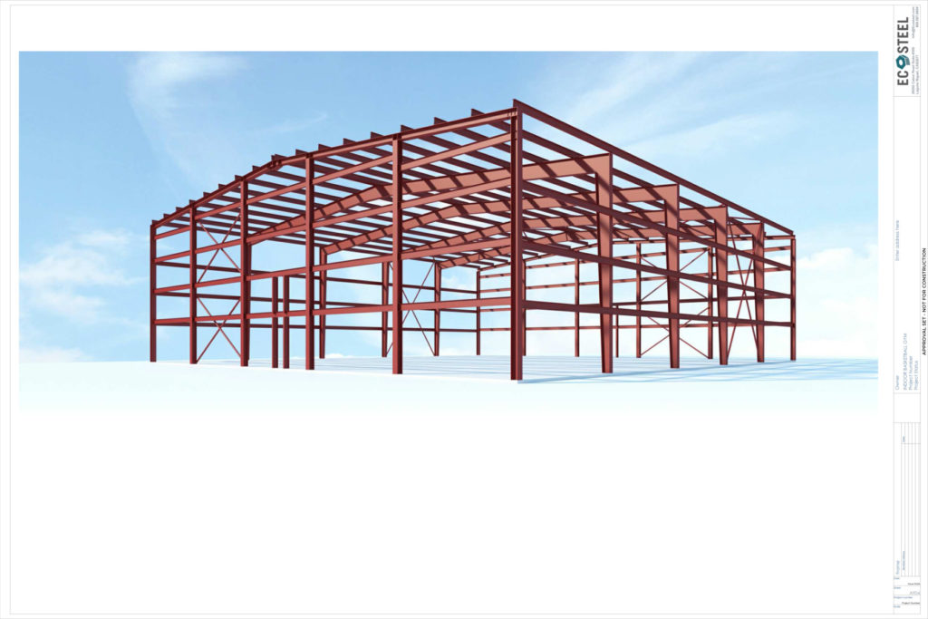 Indoor Basketball Gym - EcoSteel - Iconic Steel Building Systems ...