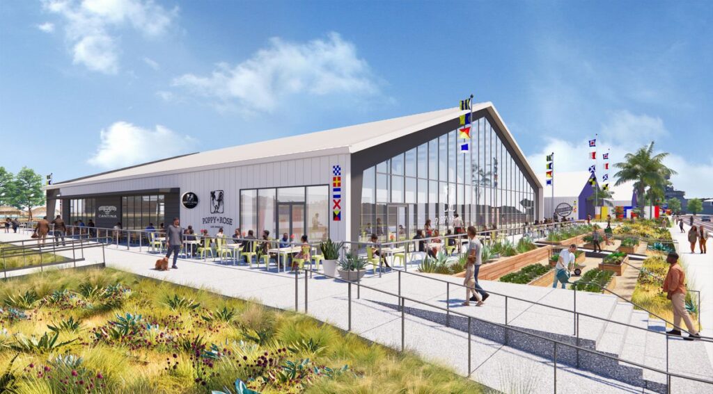 West Harbor Port of Los Angeles - EcoSteel - Iconic Steel Building ...