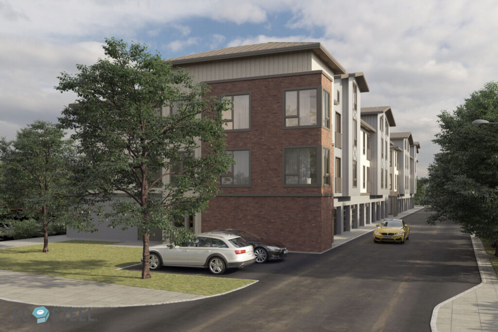 Prefab Steel Townhomes - EcoSteel - Iconic Steel Building Systems ...