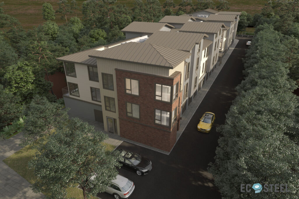 Prefab Steel Townhomes - EcoSteel - Iconic Steel Building Systems ...