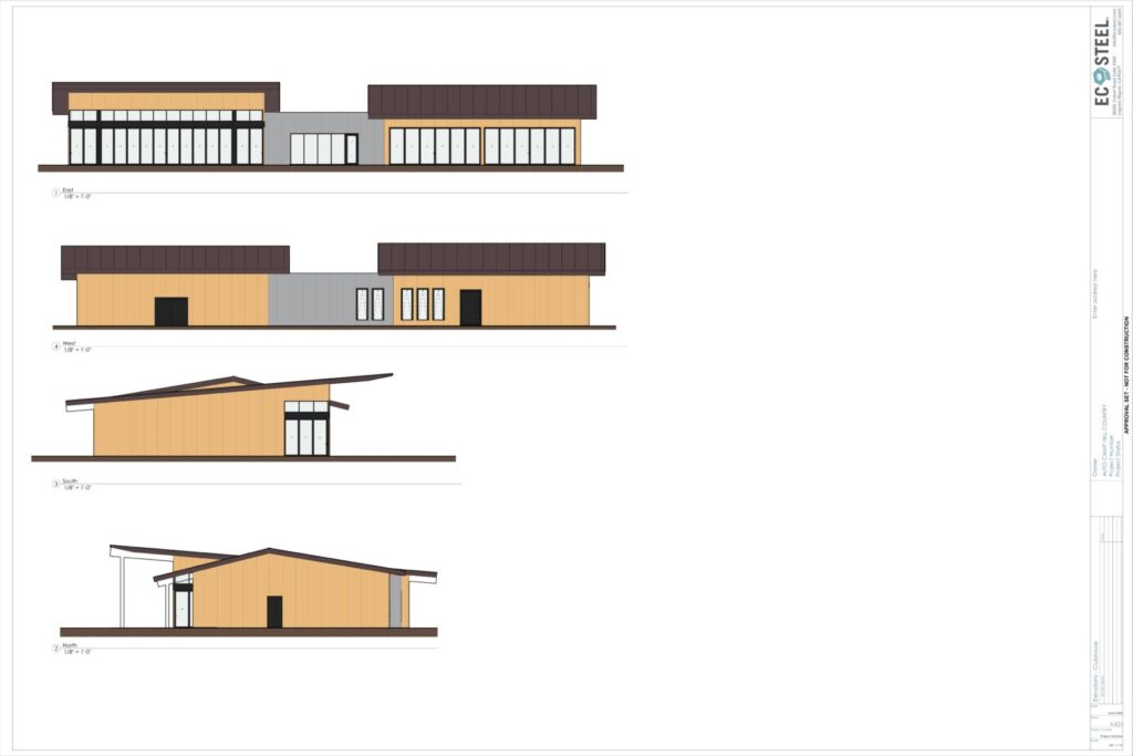 Prefab Clubhouse + MicroHomes - EcoSteel - Iconic Steel Building ...