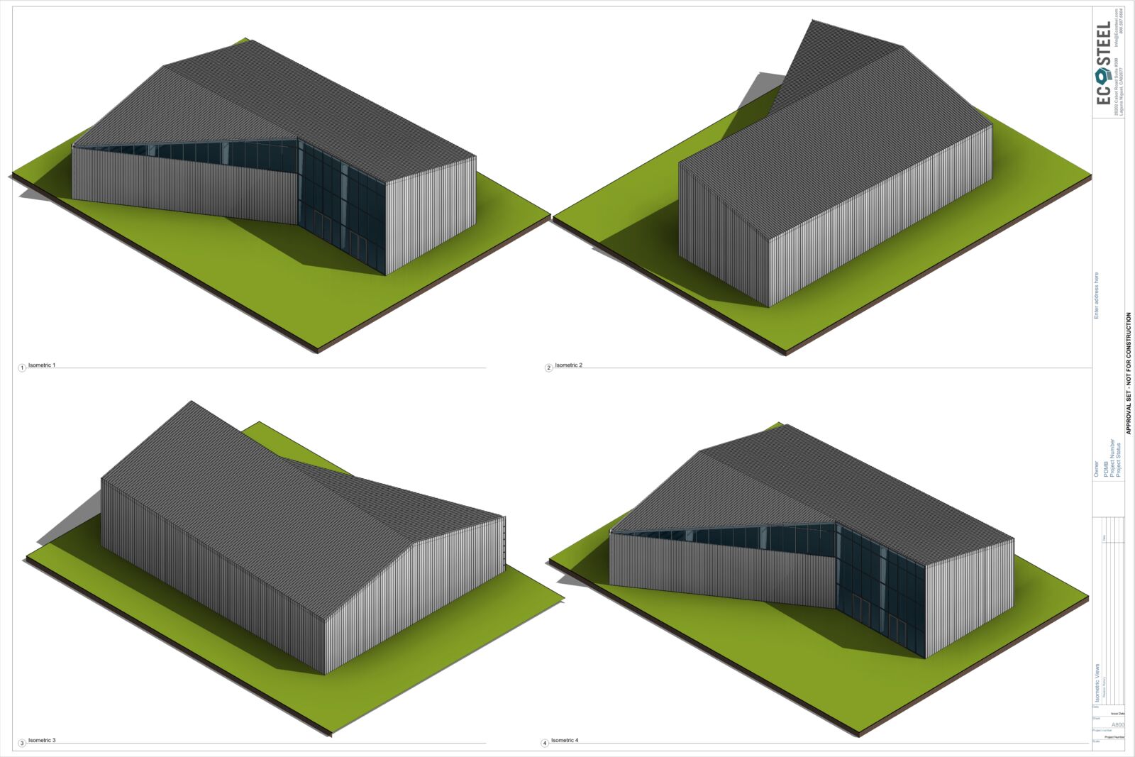 ECOSTEEL ASYMMETRICAL BUILDINGS - EcoSteel - Iconic Steel Building ...