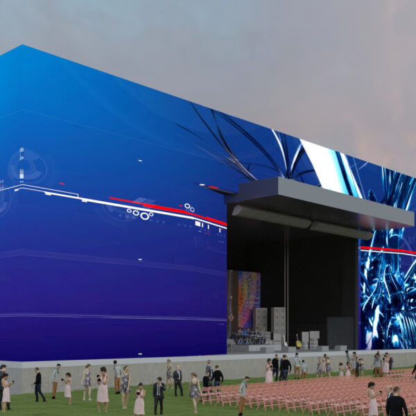 West Harbor Amphitheater - EcoSteel - Iconic Steel Building Systems ...