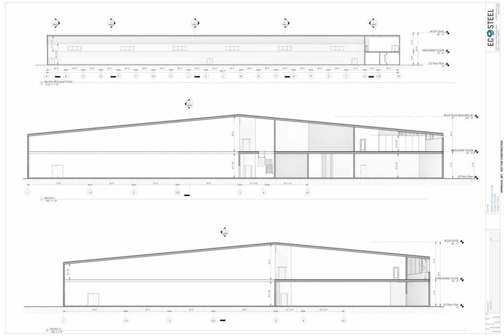 Assymetrical Athletic Buildings - EcoSteel - Iconic Steel Building ...